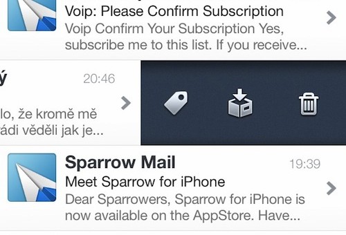 Recenze Sparrow pro iPhone – Jablíčkář.cz