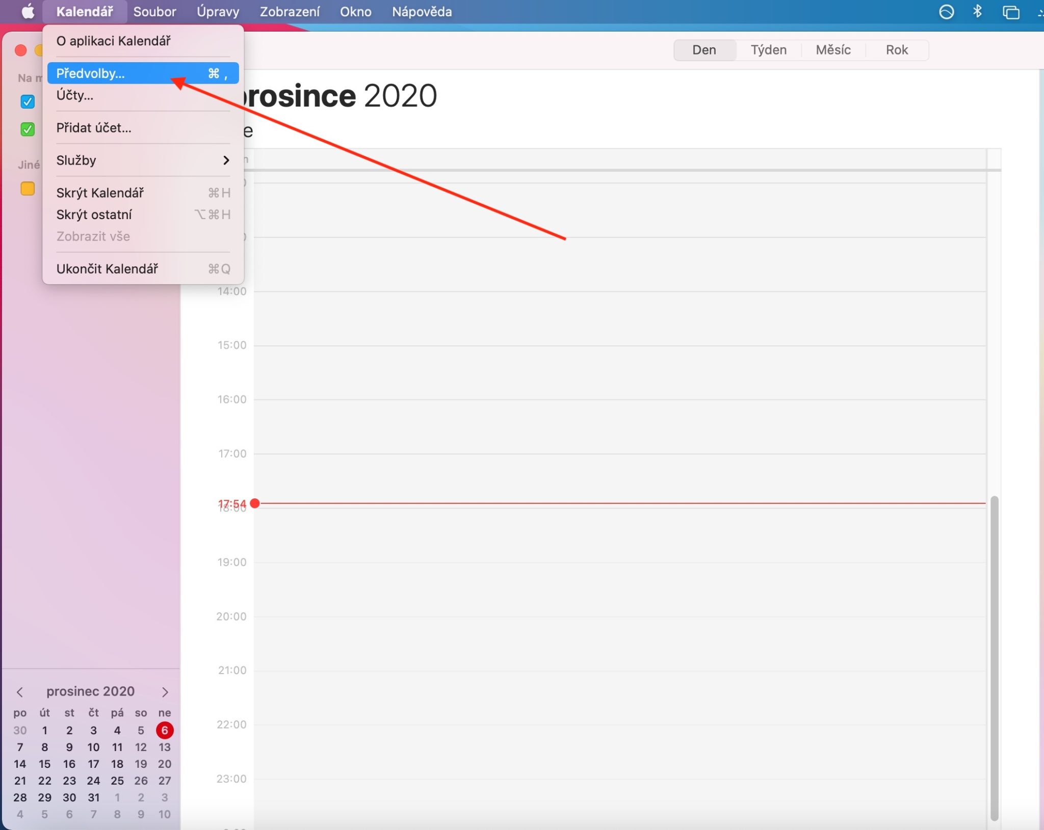우리는 네이티브 애플리케이션을 알게 됩니다 Applu: 달력 Mac [5. 부분] – Jablíčkář.cz