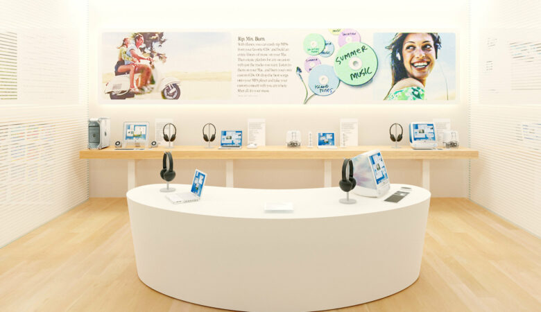 Prohlédněte si v AR přesný model prvního Apple Storu – Jablíčkář.cz