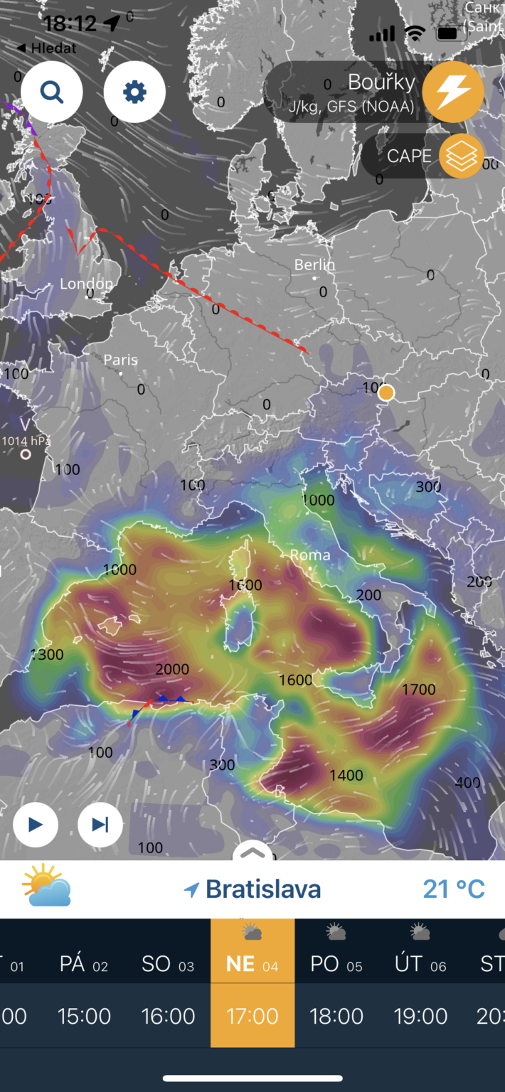 Ventusky je nově v základní verzi ke stažení zdarma a bez reklam ...