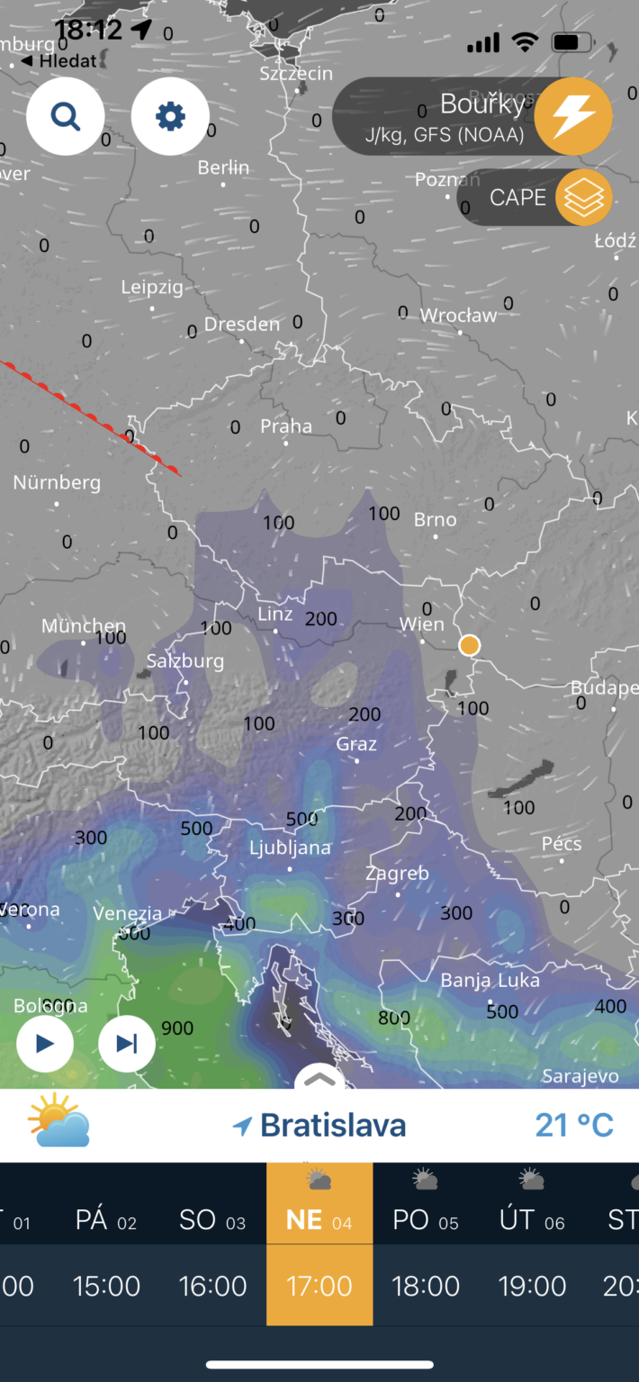 Ventusky je nově v základní verzi ke stažení zdarma a bez reklam ...
