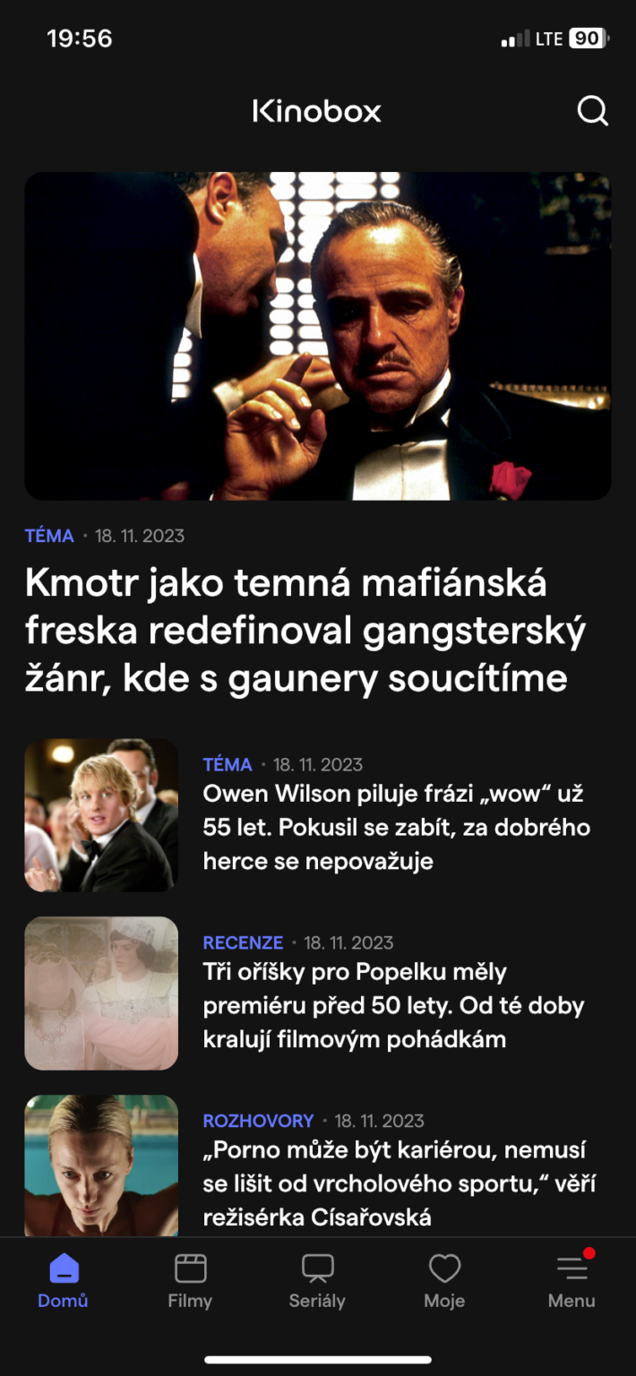 Recenze aplikace Kinobox: Nejlepší databáze pro milovníky filmů a seriálů – Jablíčkář.cz