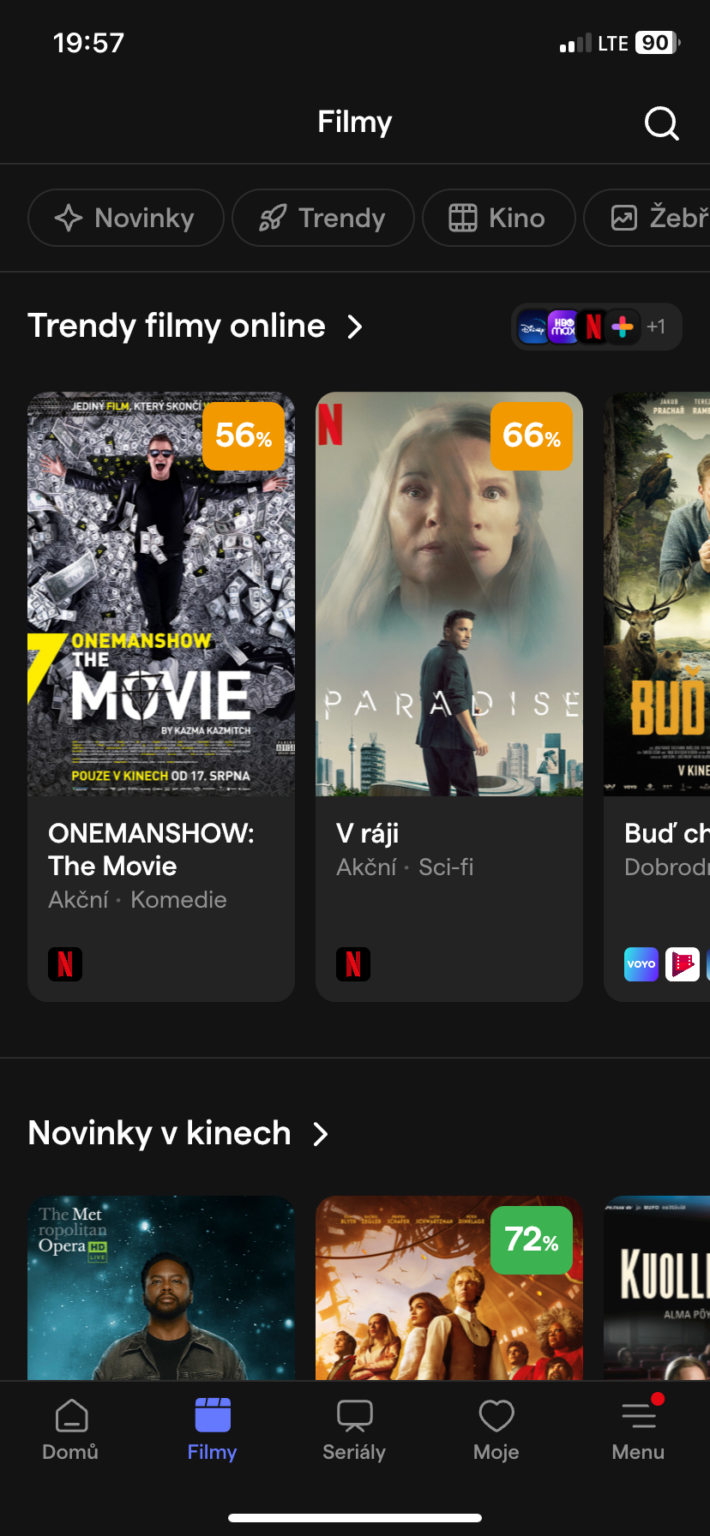 Recenze aplikace Kinobox: Nejlepší databáze pro milovníky filmů a seriálů – Jablíčkář.cz