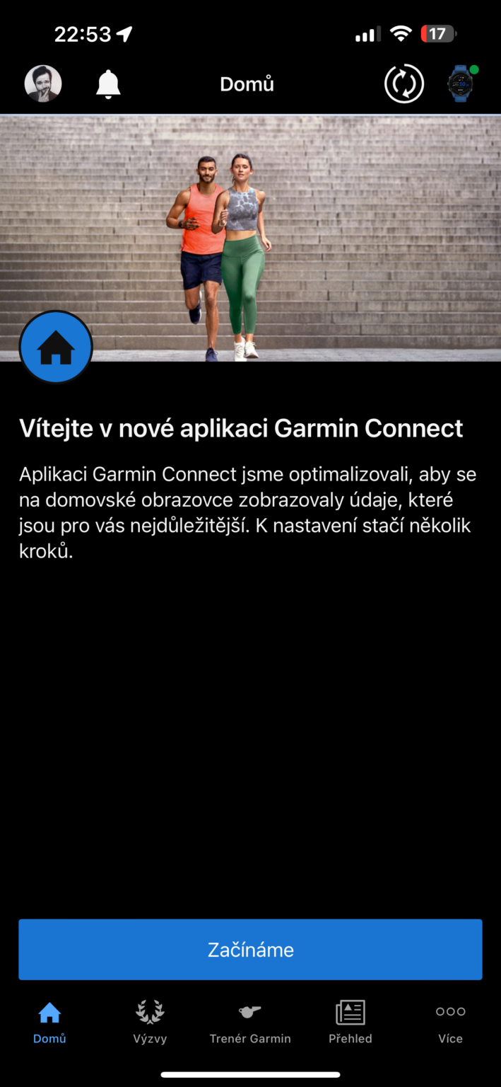 Máme novou verzi aplikace Garmin Connect. Podívejte se, jak vypadá a co ...