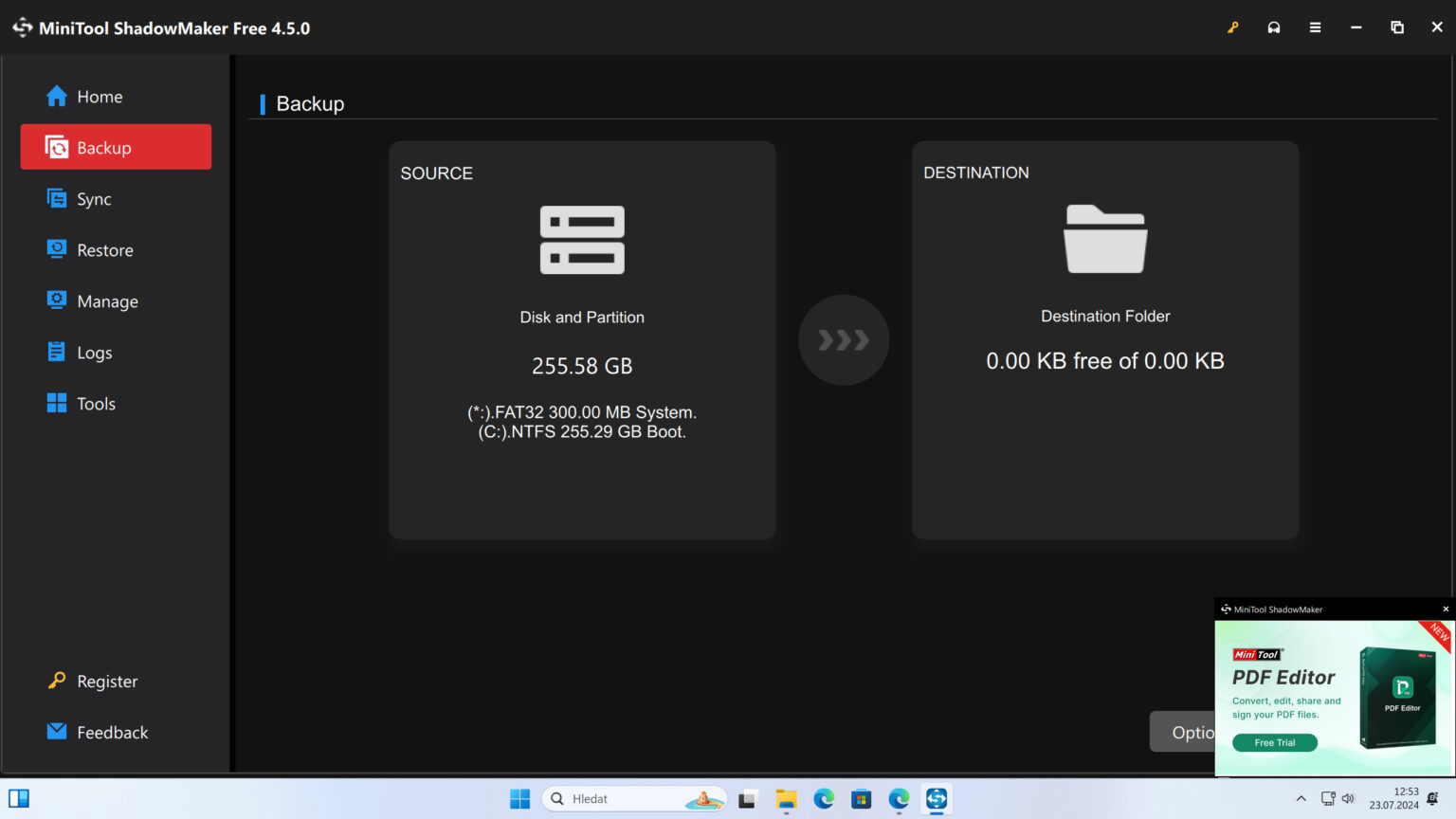 再见 Mini工具 ShadowMaker：界面清晰的有趣备份软件 – Jablíčkář.cz