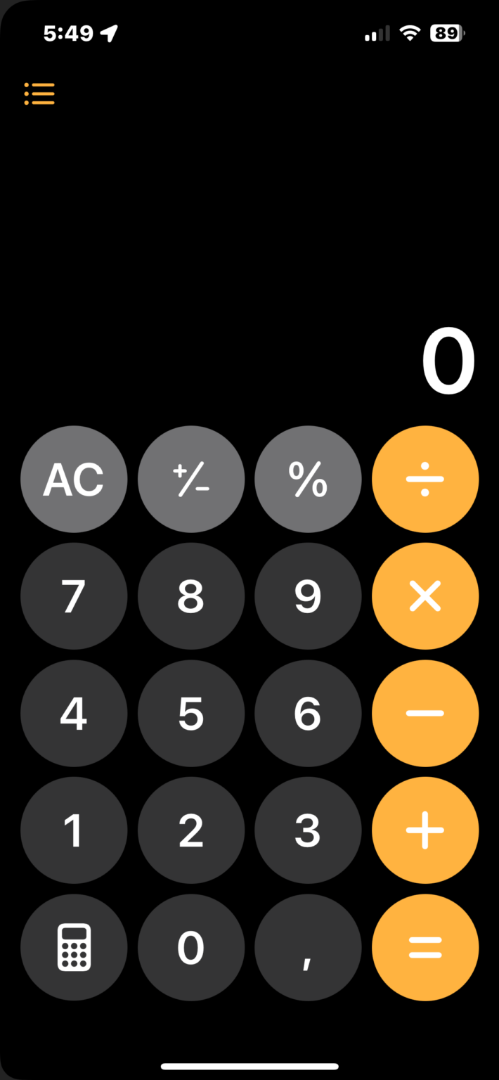 如何在 iPhone 上的计算器中查看计算历史记录 - Jablíčkář.cz