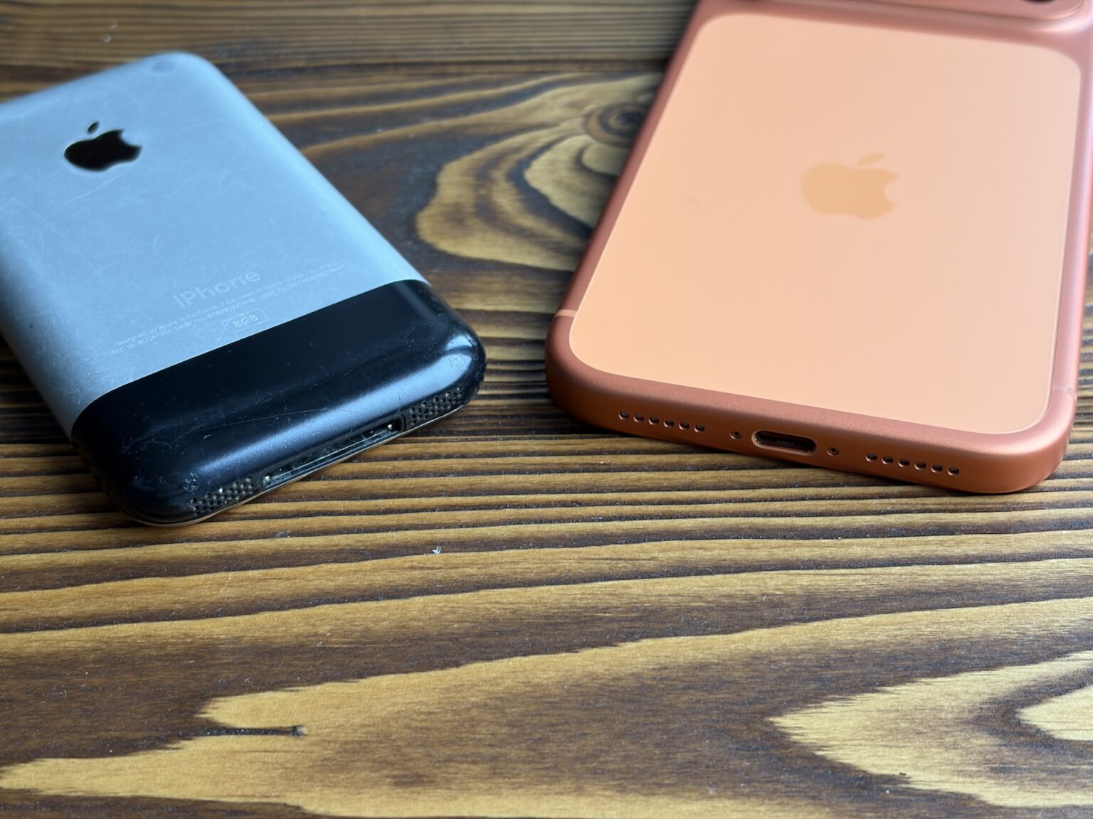 Check out the first and the last one so far: iPhone 2G vs. iPhone 17 ...